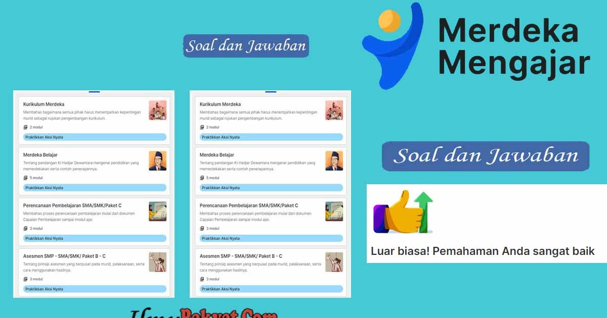 Soal Dan Kunci Jawaban Post Test Modul 5 Aktivitas Numerasi Yang